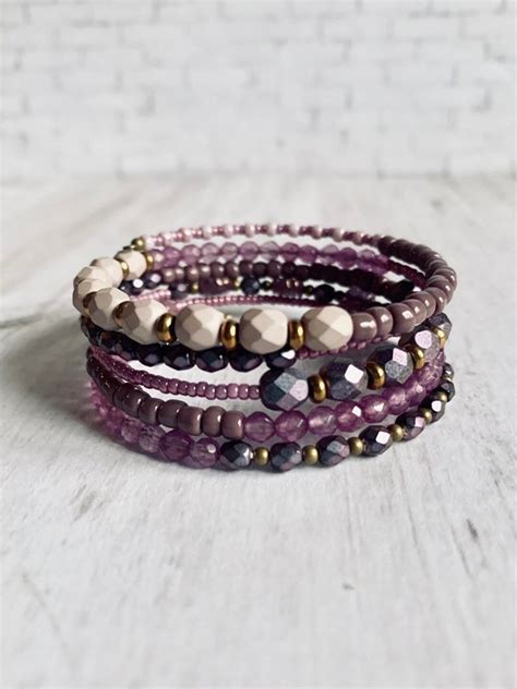 Memory Wire Bangle Memory Wire Cuff Bracelet Wrap Around Boho