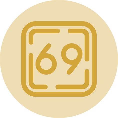 Sixty Nine Line Yellow Circle Icon 41940351 Vector Art At Vecteezy
