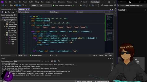 Arrays And Vectors Learning C Stream Youtube