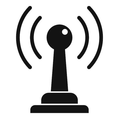 Ícone De Antena De Rádio Simples Ilustração Do ícone Vetor De Antena De