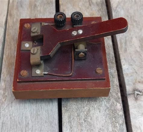 Morseger T Morsetaster Morse Telegraf Morseapparat Eur Picclick De