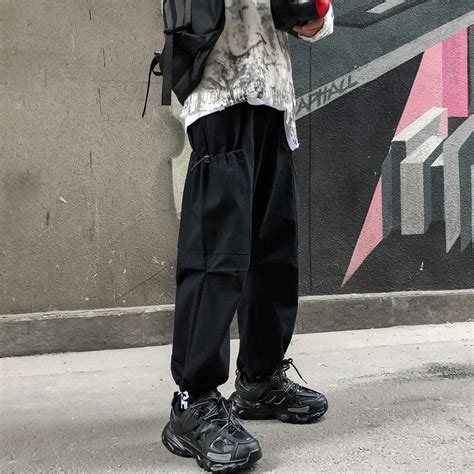 봄 새로운 오버올 남성 패션 솔리드 컬러 캐주얼 멀티 포켓 툴링 바지 남자 streetwear 야생 느슨한 힙합 바지 망 카고팬츠 AliExpress
