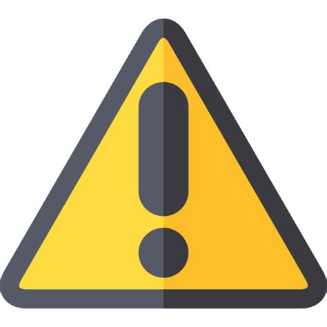 Icono De Precaución Basic Rounded Flat