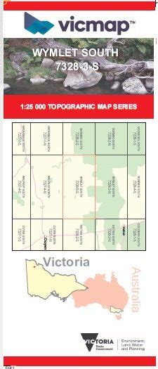 Wymlet South 1 25000 Vicmap Topographic Map 7328 3 S Maps Books