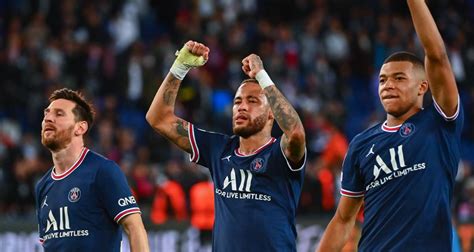 PSG Messi Neymar Mbappé enfin la lumière