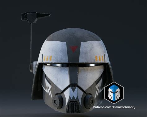 Desert Commander Wolffe Helmet 3d Print Files Galactic Armory