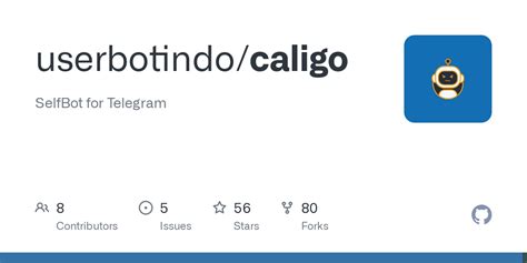 github userbotindo caligo selfbot for telegram