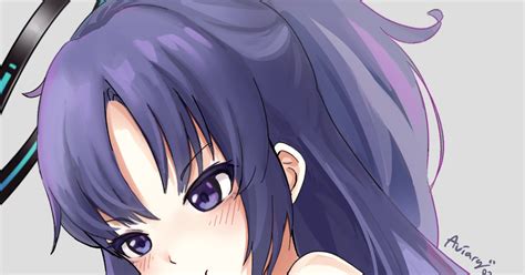 Blue Archive Hayase Yuuka Belly Yuuka Squish Pixiv