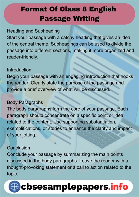 Class 8 English Passage Writing Format Examples Topics Exercises Class 8 English Passage Writing Format Examples Topics Exercises