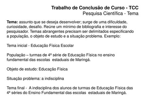 O Trabalho De Conclusão De Curso Pode Ser Compreendido FDPLEARN