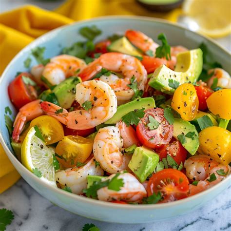 Shrimp Avocado Tomato Salad Recipe Spicewhisk