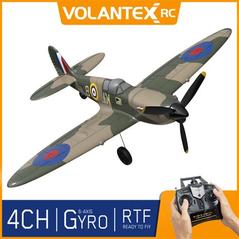 Volantexrc Remote Control Plane Spitefire 400 2 4ghz 4ch 6 Axis