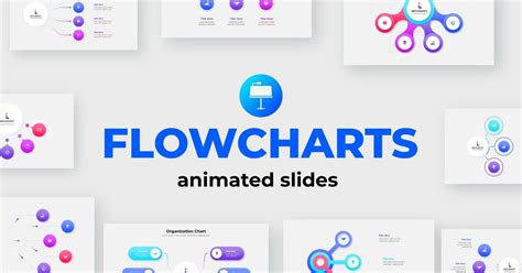 Блок схемы Анимированная инфографика Keynote Шаблоны презентаций Включая организационной и