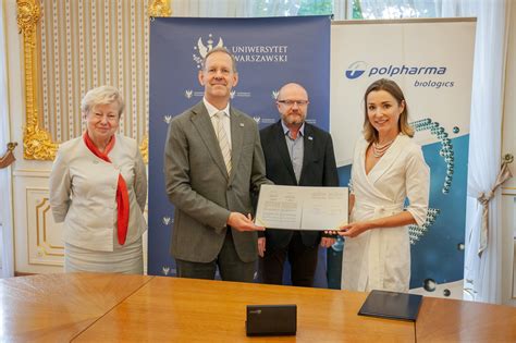Cowzdrowiu Polpharma podpisała umowę z Uniwersytetem Warszawskim Czego dotyczy