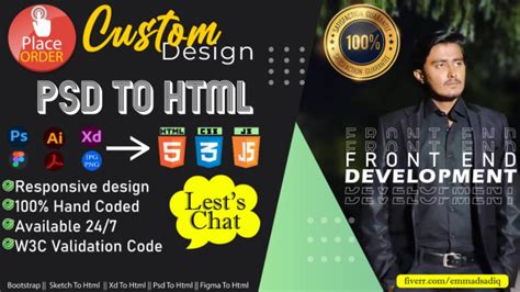 Do Responsive Website Development With Html Css Bootstrap By Emmadsadiq
