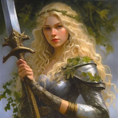 «Девушка жрица светлые длинные … — картинка создана в Шедевруме