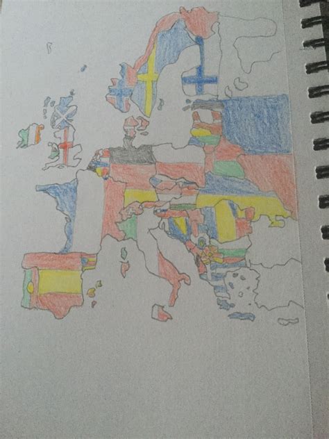 Tried To Draw Europe From Memory Howd I Do 1970x2575 Rmapporn