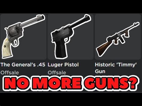 Roblox Is REMOVING Guns YouTube