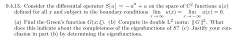 Solved 9413 Consider The Differential Operator