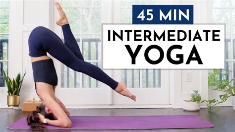 45 Min Intermediate Yoga Flow Arm Balances Binds Inversions YouTube