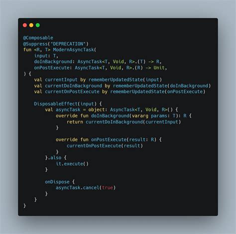 modern concurrency toolkit created for jetpack compost to help offload