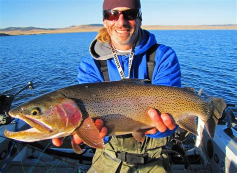 Spring Fishing In Colorado On Spinney Mt Reservoir