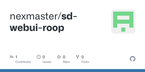 Releases · Nexmastersd Webui Roop · Github