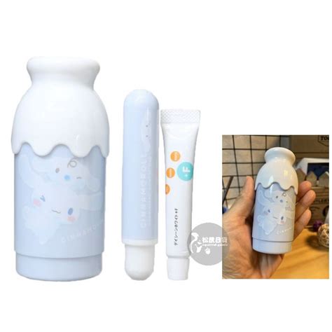♡松鼠日貨♡日本 三麗鷗 正版 大耳狗 牛奶瓶 造型 兒童 攜帶式 牙刷 漱口杯 牙刷組 日本製 蝦皮購物