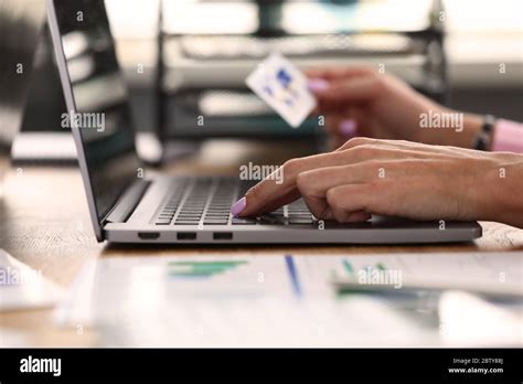 Adult Male Make Transaction Stock Photo Alamy