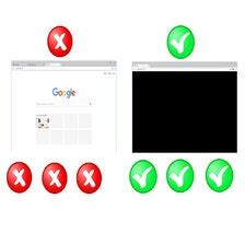 New Tab Blank Black Page Google Chrome 용 확장 프로그램 다운로드