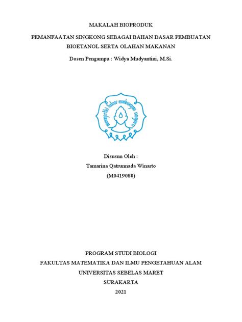 Makalah Bioproduk Biogas Pdf Teknologi And Rekayasa