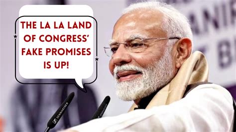 Pm Modi Calls Out Congress Promises Never Meant To Be Kept The