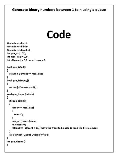 Queue Report Pdf