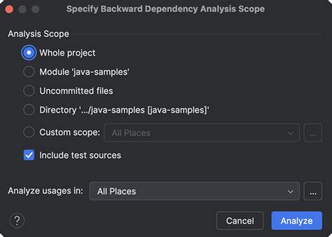Dependencies Analysis Intellij Idea Documentation