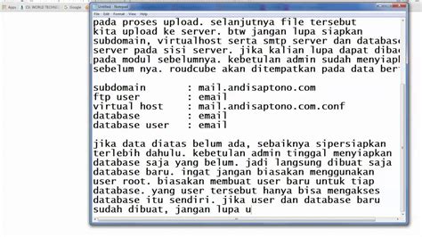 Installing Roundcube Webmail On Ubuntu Server Youtube