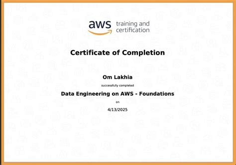 aws dataengineering cloudskills learningjourney om lakhia