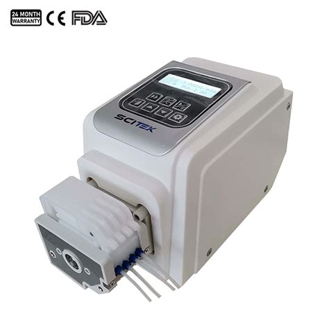 Top Flow Rate Peristaltic Pump With LCD Display For Sale Scitek