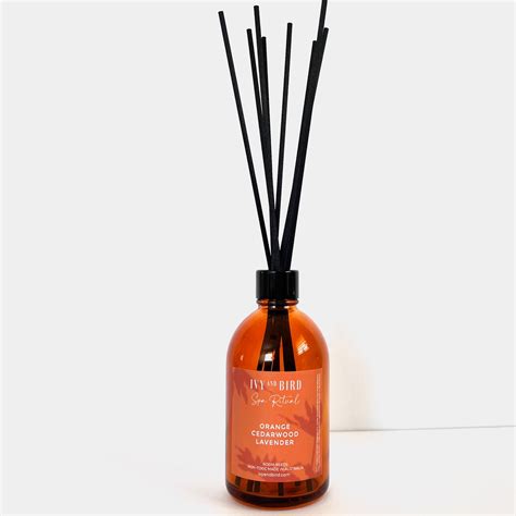 Orange Cedarwood Lavender Spa Ritual Reed Diffuser Ivy And Bird