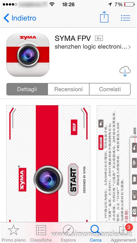 Syma X C FPV Mod Camera X SW Simone Panziera