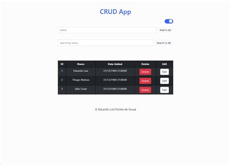 GitHub Eduardolpsss Web Crud App Fullstack App Using The Express Framework And Others Node Js
