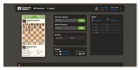 Announcing Treasure Chess A Chess Nft Marketplace