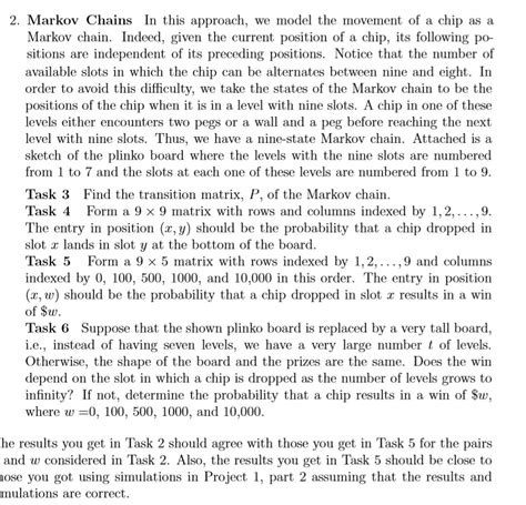 2 Markov Chains In This Approach We Model The Chegg Com