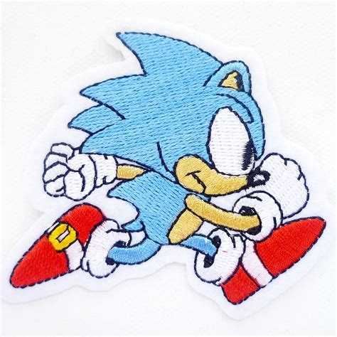 Sonic The Hedgehog Embroidery Patch Etsy Uk