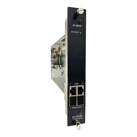 Blonder Tongue NXG IP MPTS Input Module 16 Programs Per MPTS GbE Connectors X4 MPTS Or