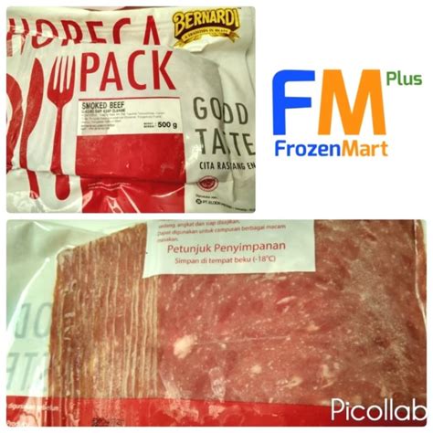 Jual Bernardi Smoked Beef Kotak Gr Daging Sapi Asap Kota Tangerang Selatan Frozen Mart