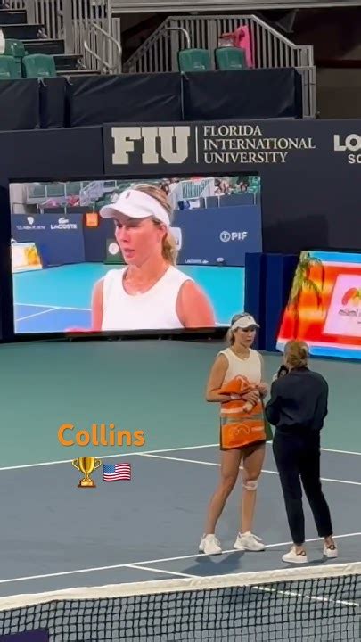 Danielle Collims Wins Miami 1 Tennis Skills Wta Barbie Jackharlow Viral Shorts Shortz