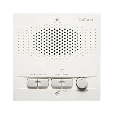 Nutone Nt Nrs103wh Intercom Sub Station For Nm100 Green Wave Electronics