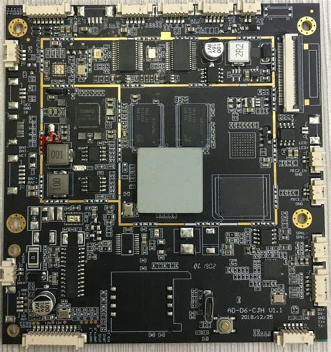 Rockchip RK PX30 Embedded Mainboard LVDS EDP MIPI For Advertising