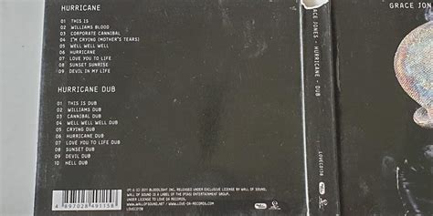 Grace Jones ~ Hurricane Dub 2011 Version 2cd Hobbies And Toys