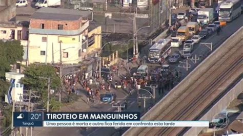 Tiroteio Em Manguinhos Tem Ao Menos Um Morto E Via Fechada Em Protesto